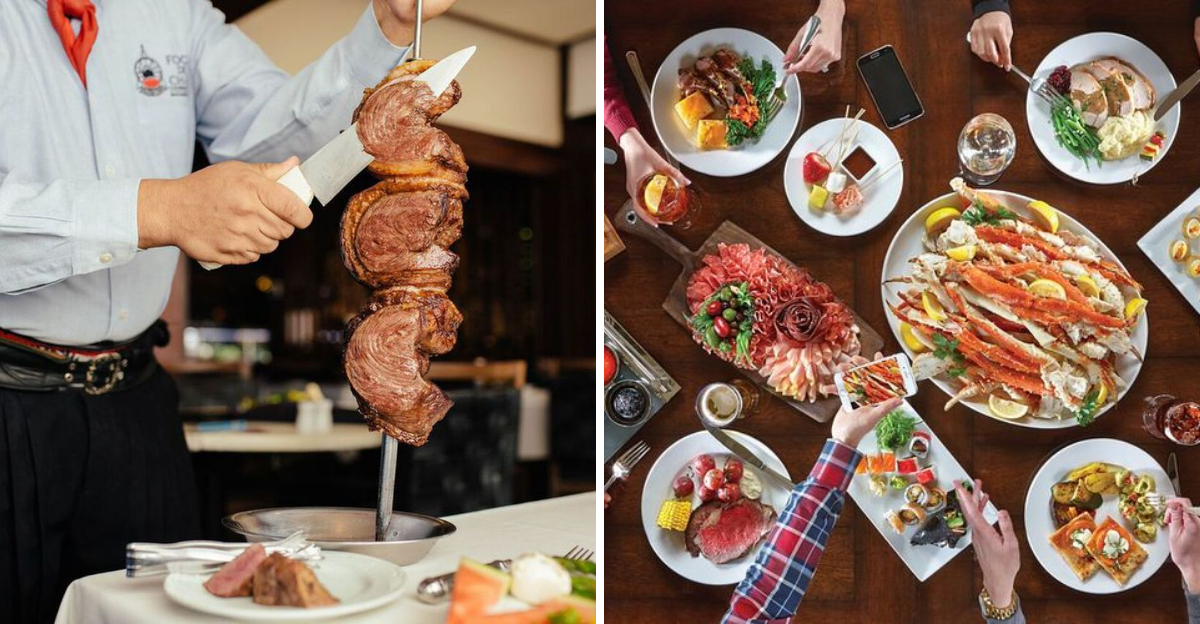 7 Buffet Chains That Flop—And 6 That Serve Endless Plates of Perfection